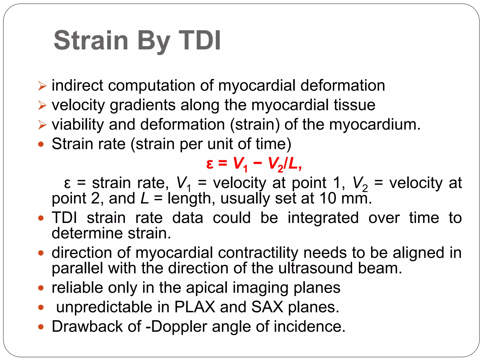 Strain and strain rate | PPTX