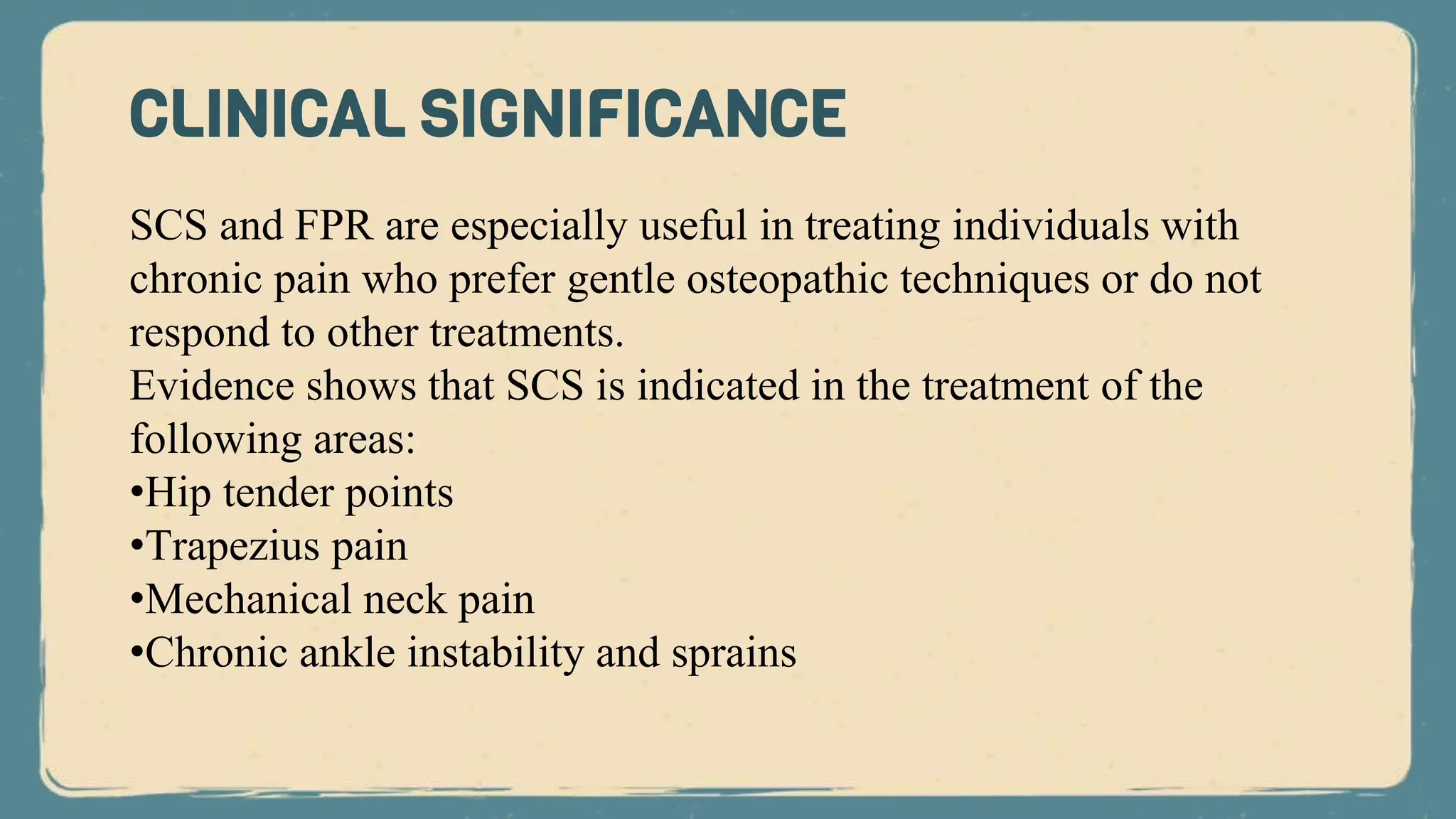 Strain counterstrain and the treatment principle | PPTX