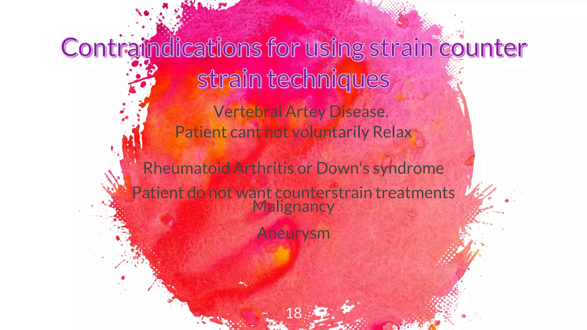 Introduction To Strain Counterstrain Techniques. | PDF
