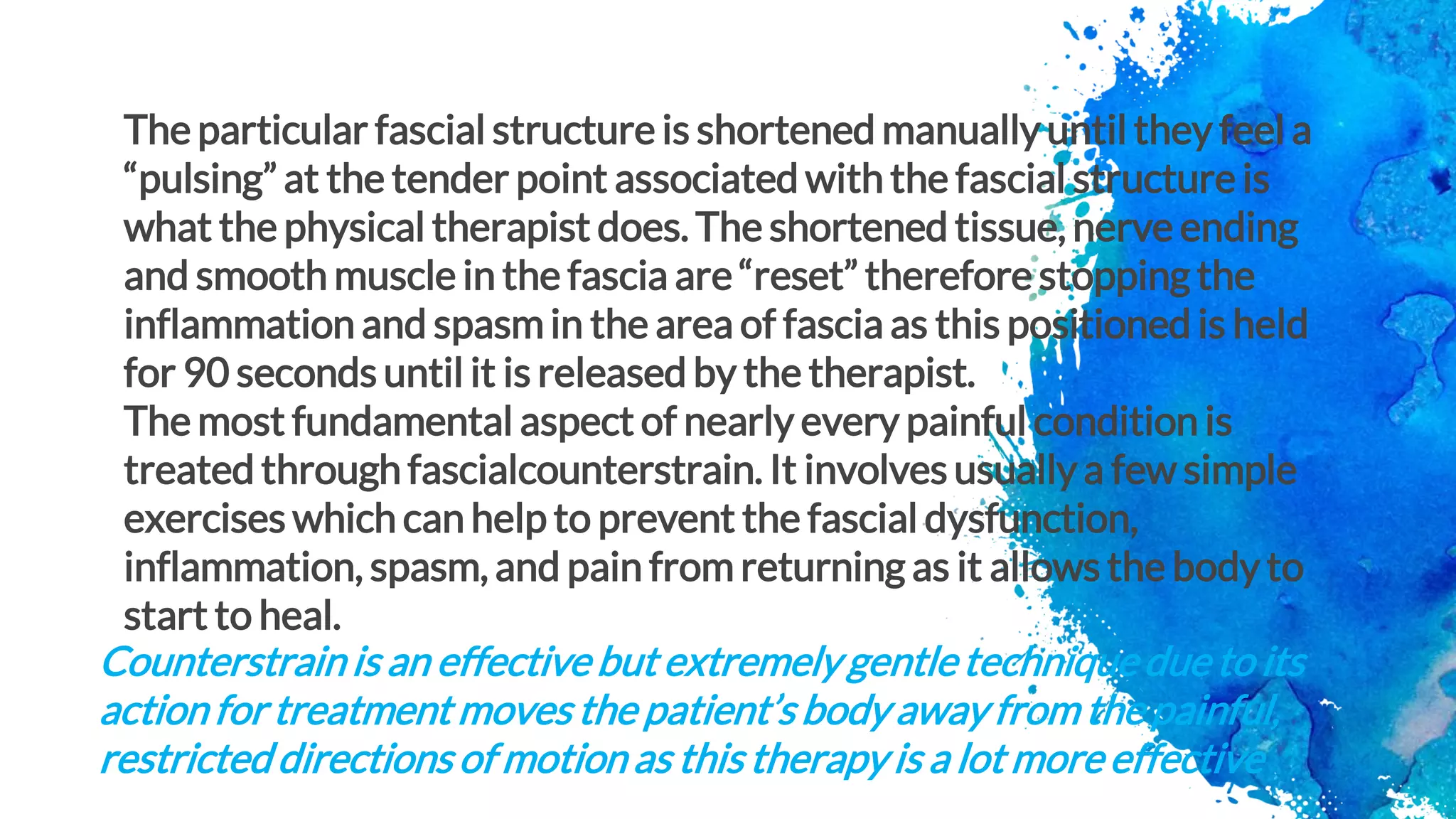 Introduction To Strain Counterstrain Techniques. | PDF