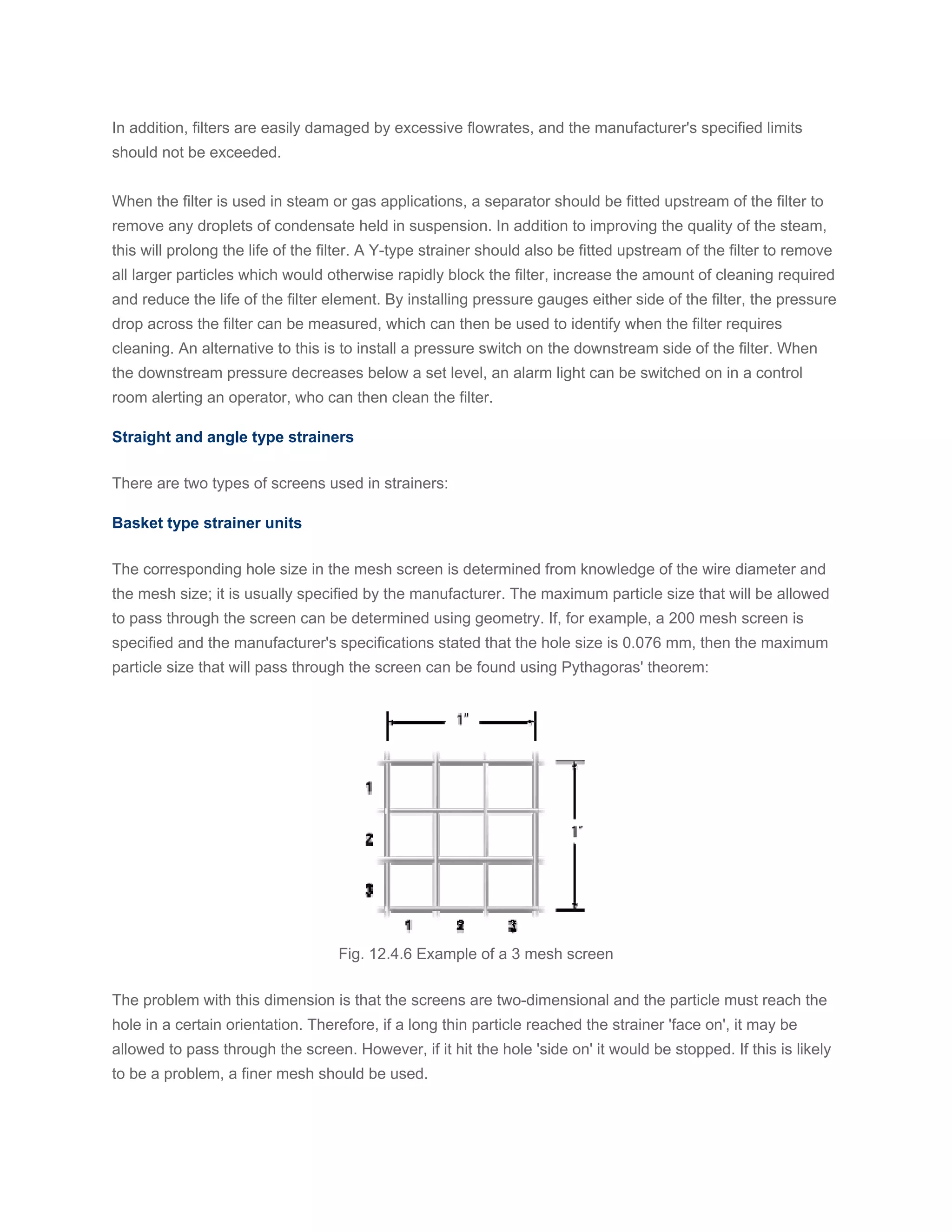 Pipeline Strainers - A Tutorial | PDF