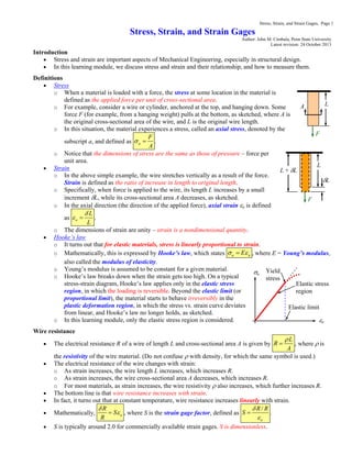 Strain gages | PDF