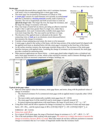 Strain gages | PDF