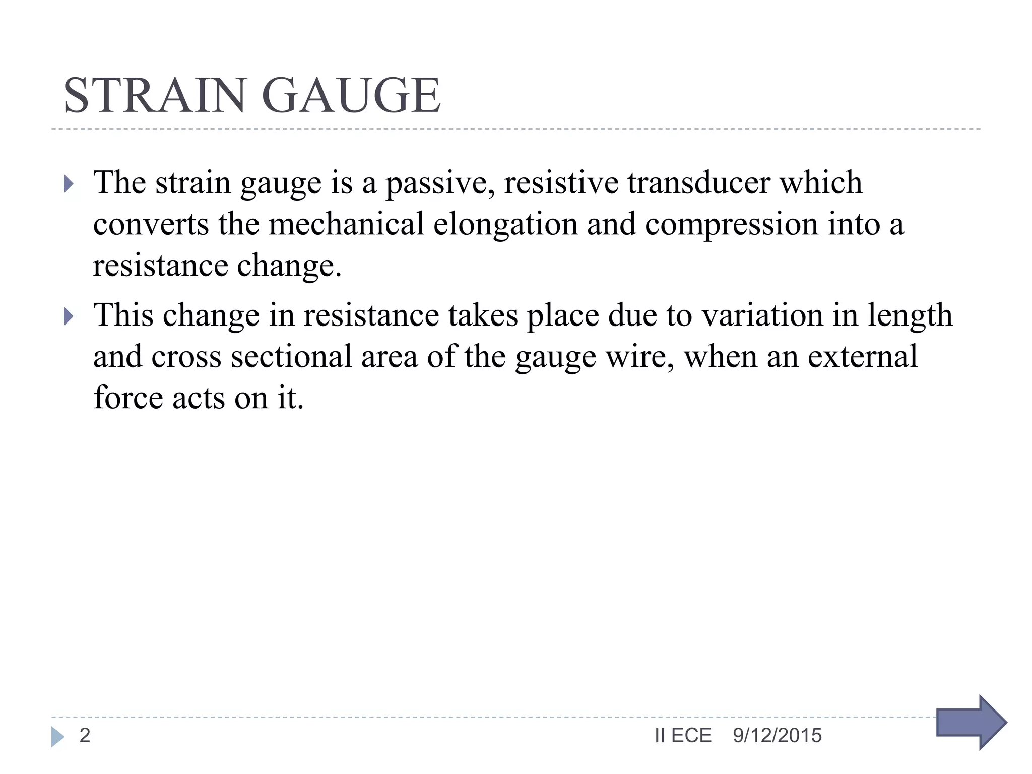 Strain gauge | PPTX