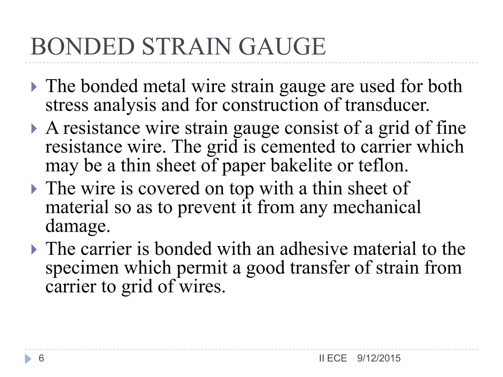 Strain gauge | PPTX