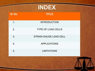 Strain gauge load cell (Industrial Measurement) | PPT