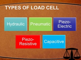 Strain gauge load cell (Industrial Measurement) | PPT