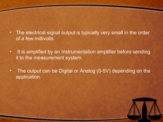 Strain gauge load cell (Industrial Measurement) | PPT