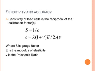 Strain gauge loadcell ppt | PPTX