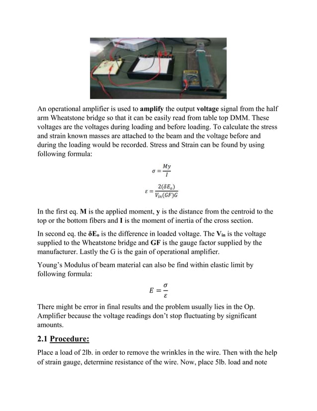 Strain Gauges (Autosaved).docx | Physics | Science