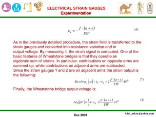 strain gauge structure analysis by experiment.ppt