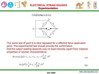 strain gauge structure analysis by experiment.ppt