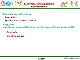 strain gauge structure analysis by experiment.ppt