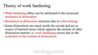 Strain hardening, three stage annealing | PDF