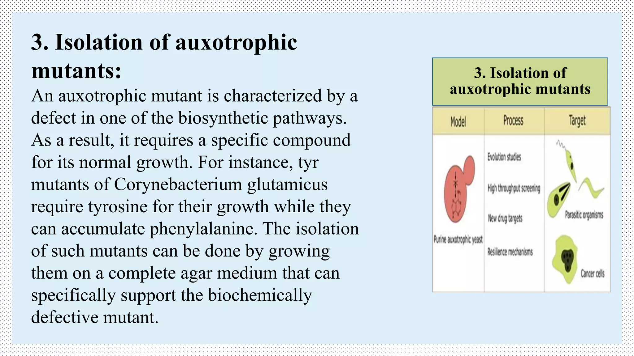 Conventional routes of Strain improvement | PPTX