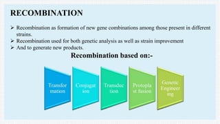 Strain improvement | PPTX