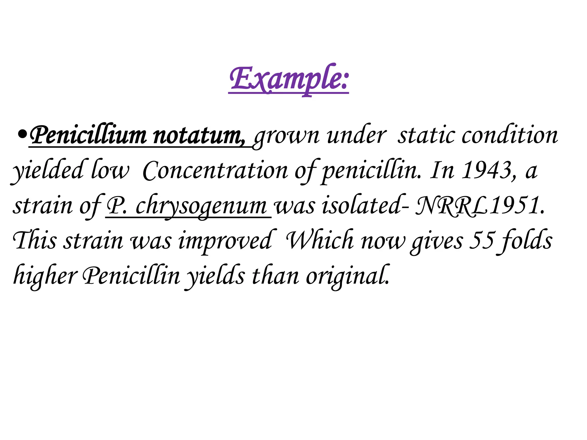 Microbial Fermentation(Strain Improvement) | PPT