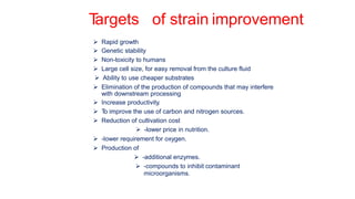 Strain improvement in microbial genetics .pptx