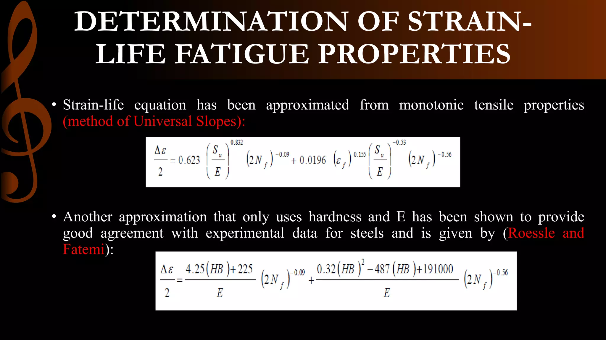Strain life approach | PDF