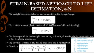 Strain life approach | PDF