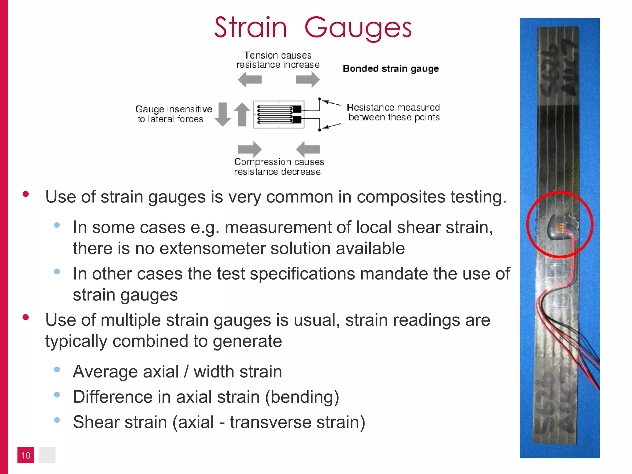 Strain Measurement Techniques for Composites Testing | PDF