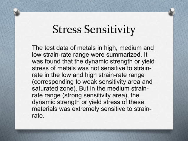 Behavior of Metals according to their strain rate ppt | PPTX
