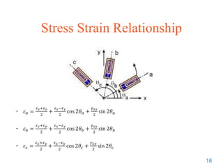 Strain rosette analysis 1 | PPTX