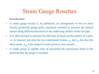 Strain rosette analysis 1 | PPTX