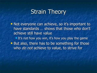 Structural Strain Theory