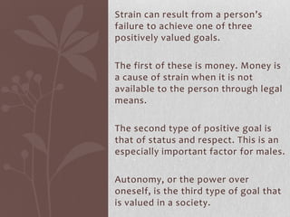 Strain theory | PPTX