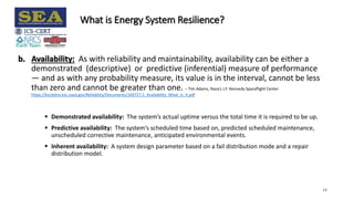 Energy System Resilience | PPSX