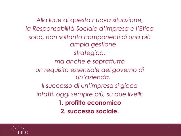 Marketing Etico | Master Executive in Business Ethics - Università LIUC ...