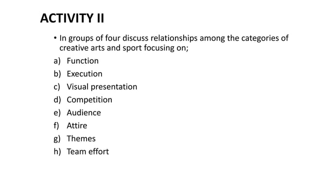 STRAND 1.0 FOUNDATIONS OF CREATIVE ARTS AND SPORTS.pptx | Musicals | Genres