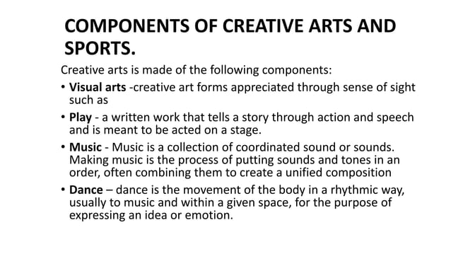 STRAND 1.0 FOUNDATIONS OF CREATIVE ARTS AND SPORTS.pptx | Musicals | Genres