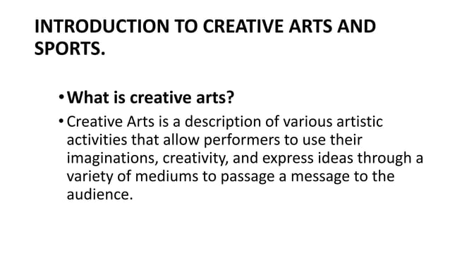 STRAND 1.0 FOUNDATIONS OF CREATIVE ARTS AND SPORTS.pptx | Musicals | Genres