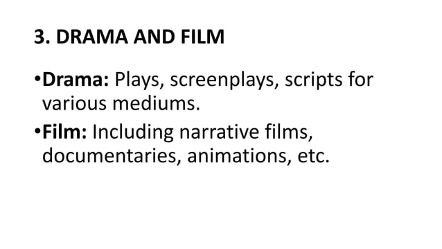STRAND 1.0 FOUNDATIONS OF CREATIVE ARTS AND SPORTS.pptx | Musicals | Genres