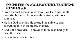 STRAND 2.0 CREATION.pptx CBC FOR KIDS... | PPTX