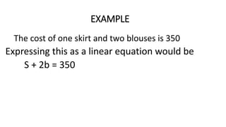 STRAND 2 ALGEBRA.pptx CBC FOR GRADE 8,, | PPTX