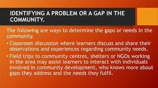 STRAND 2 COMMUNITY SERVICE LEARNING.pptx