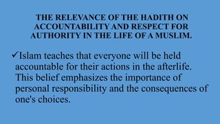 STRAND 2 HADITH.pptx GRADE 8 CBC FOR KIDS | PPTX