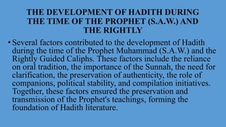 STRAND 2 HADITH.pptx GRADE 8 CBC FOR KIDS | PPTX