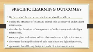 STRAND 2 LIVING THINGS.pptx GRADE 8 CBC NOTES | PPTX