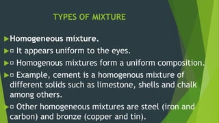 STRAND 2 MIXTURES, ELEMENTS & COMPOUNDS.pptx