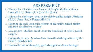 STRAND 7.0. ISLAMIC.pptx GRADE 8 CBC KIDS | PPT