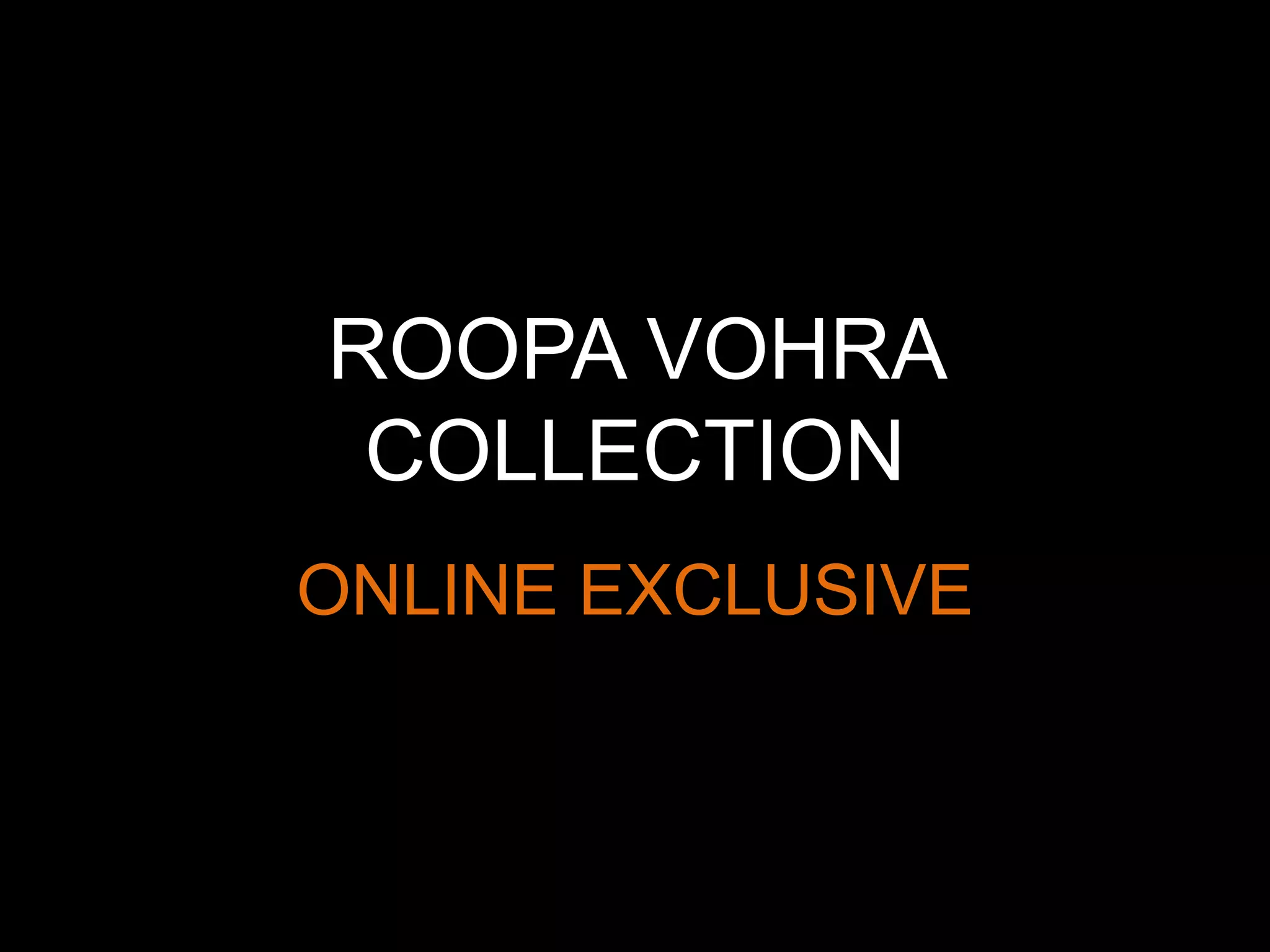 Strand Of Silk - Indian Designer Roopa Vohra's Jewellery Collection | PPTX
