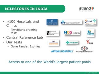 Strand SmartLab - Enabling Precision Medicine at community Hospitals | PPT