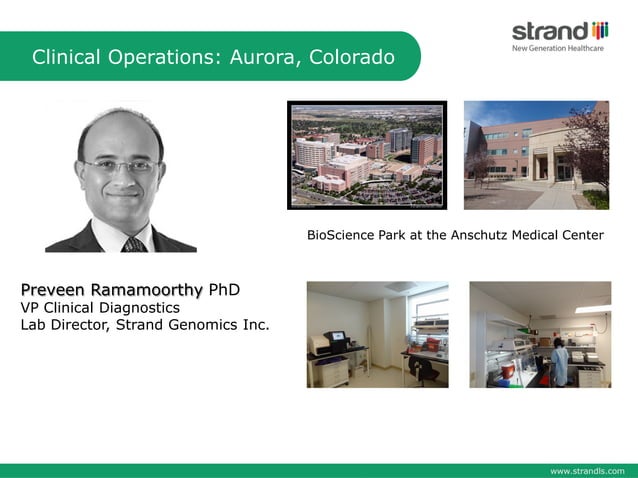 Strand SmartLab - Enabling Precision Medicine at community Hospitals | PPT