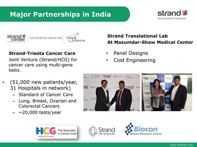 Strand SmartLab - Enabling Precision Medicine at community Hospitals | PPT