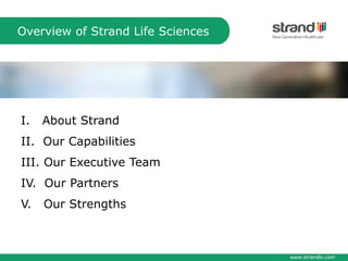 Strand SmartLab - Enabling Precision Medicine at community Hospitals | PPT