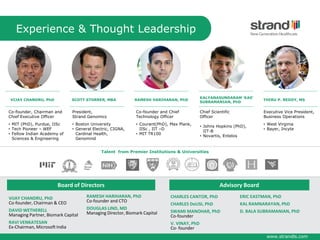 Strand SmartLab - Enabling Precision Medicine at community Hospitals | PPT